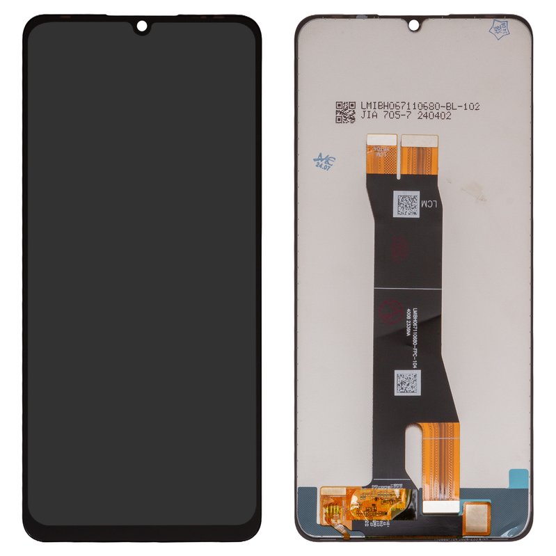 LCD compatible with ZTE Blade V50 Vita, (black, without frame, High ...